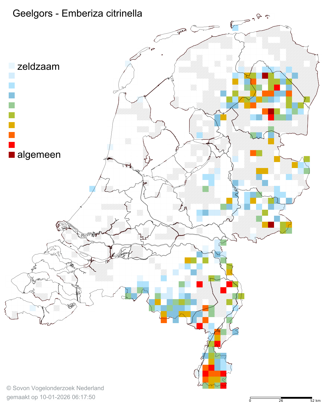 Verspreiding in LiveAtlas